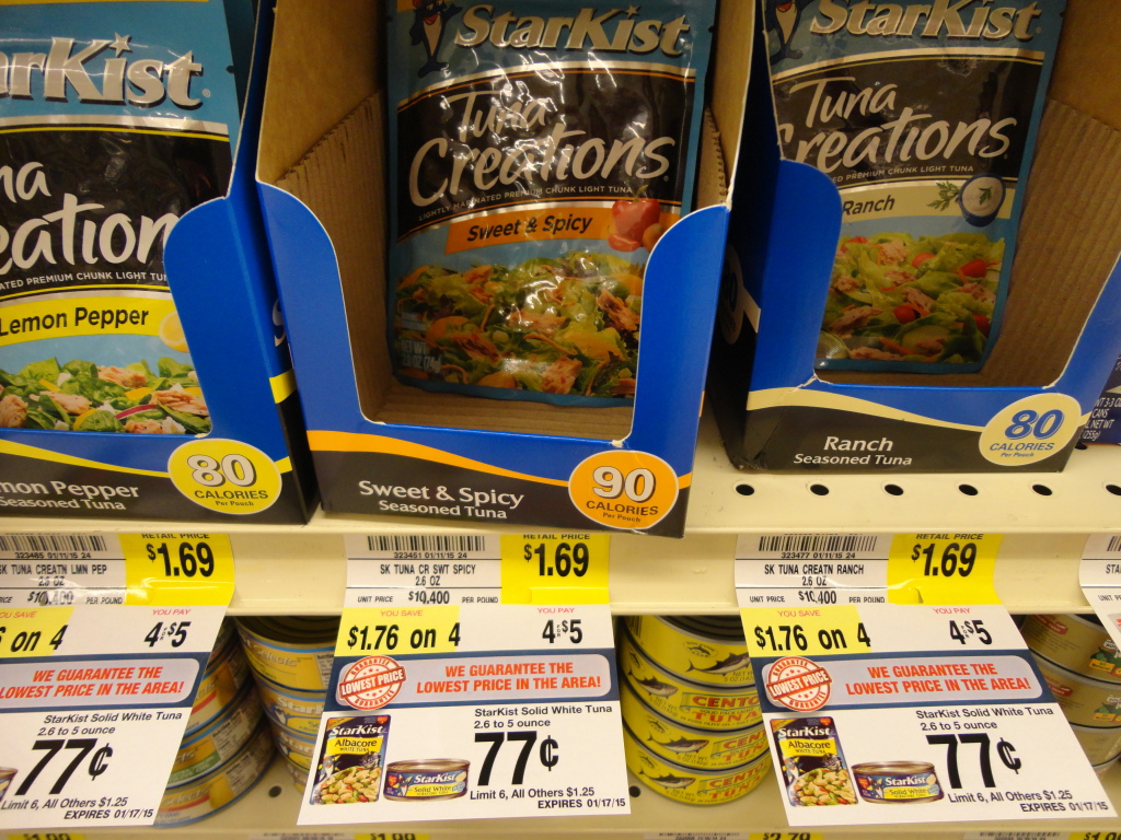 4 Sunkist Tuna Pouches for $.08 | Weis - SHIP SAVES