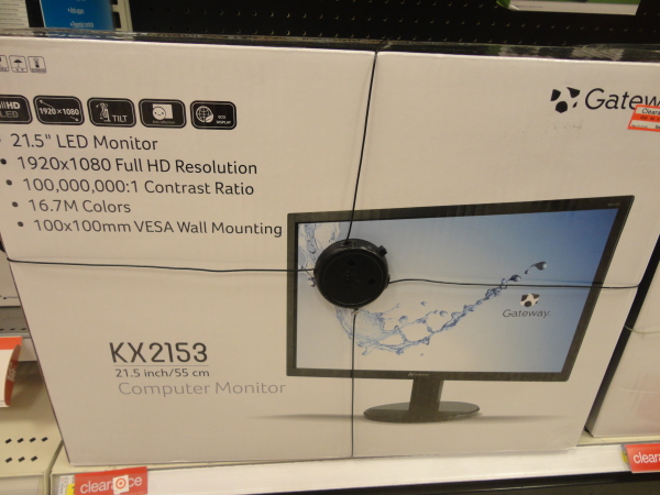 Target Clearance | Gateway Computer Monitors 30% off - SHIP SAVES