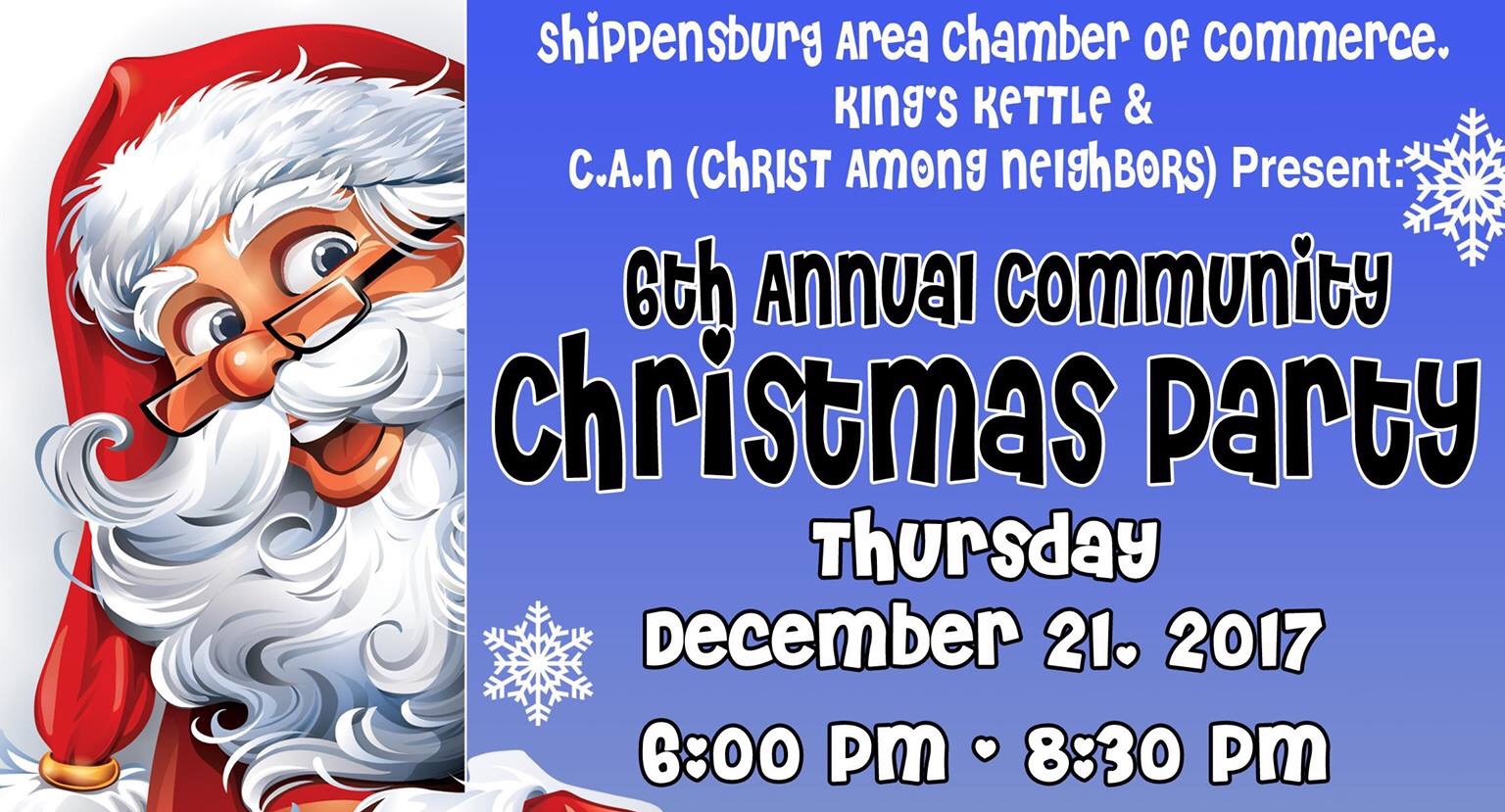 Shippensburg Community Christmas Party | December 19, 2019 - SHIP SAVES