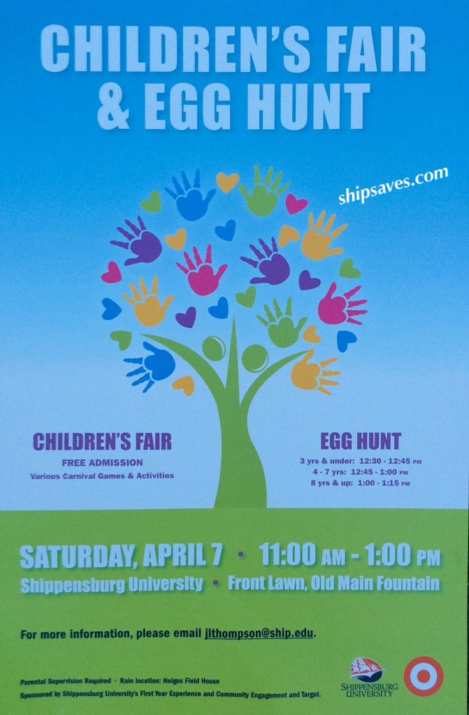 Children’s Fair & Egg Hunt at Shippensburg University - SHIP SAVES